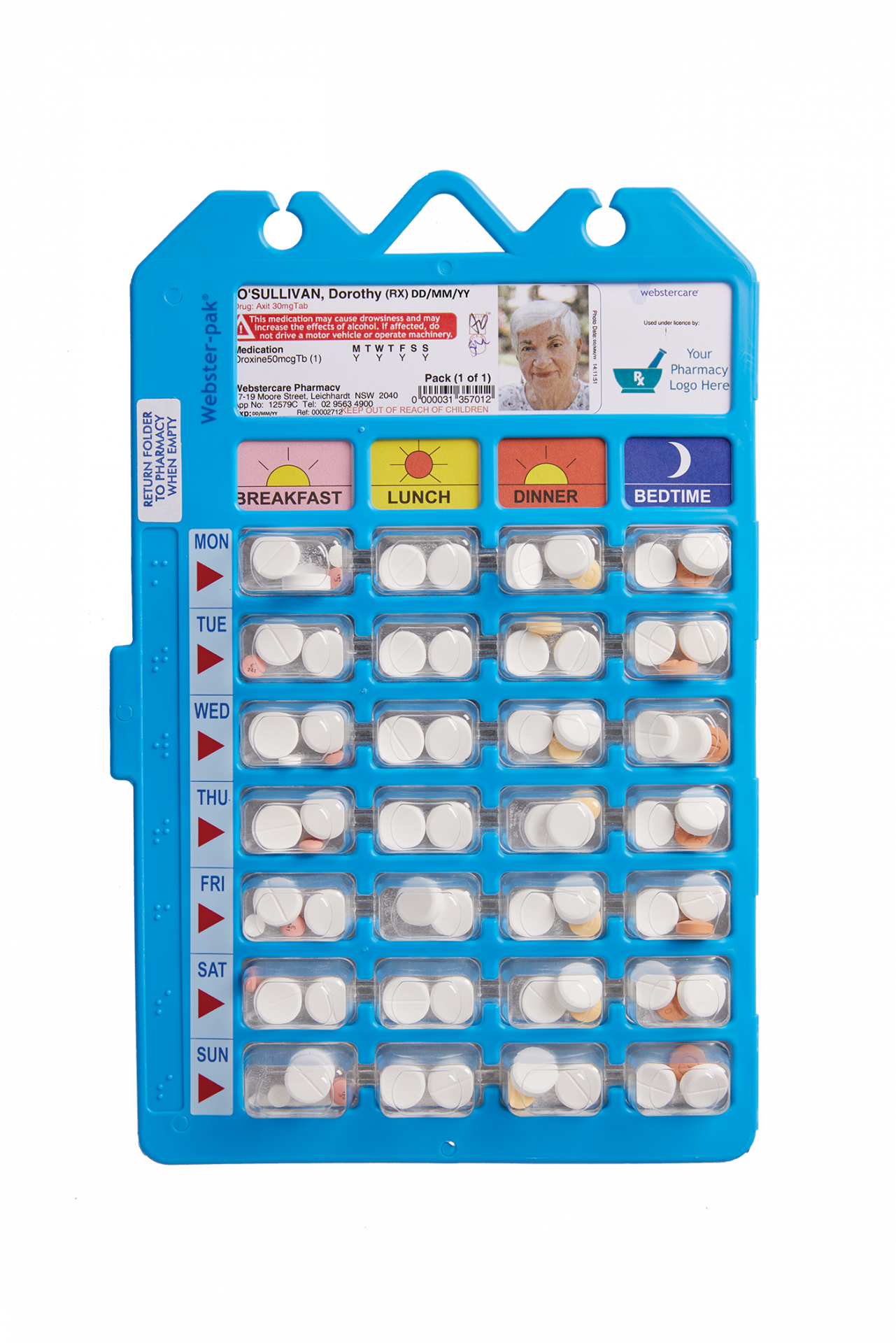 Webster-pak® Community | Webstercare Medication Management