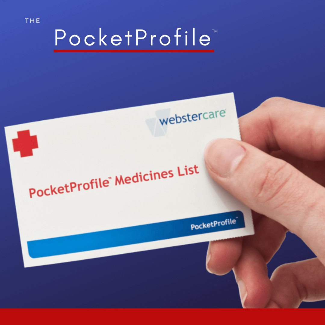 Webstercare Pocket profiles let you print your client's profile