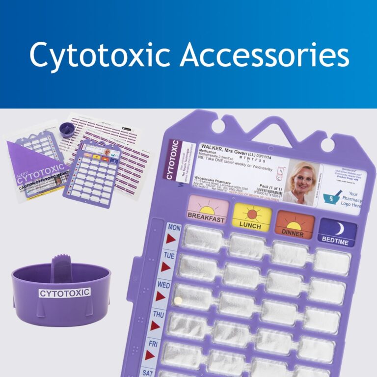 Webster-pak accessories for Webster-pak medication packs