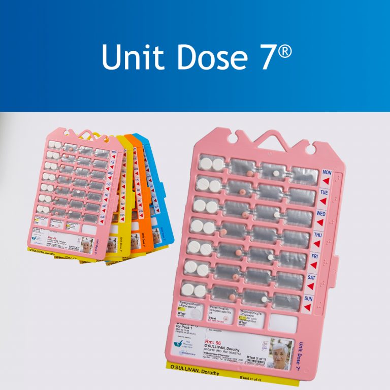 Webster-pak medication packs from leaders Webstercare