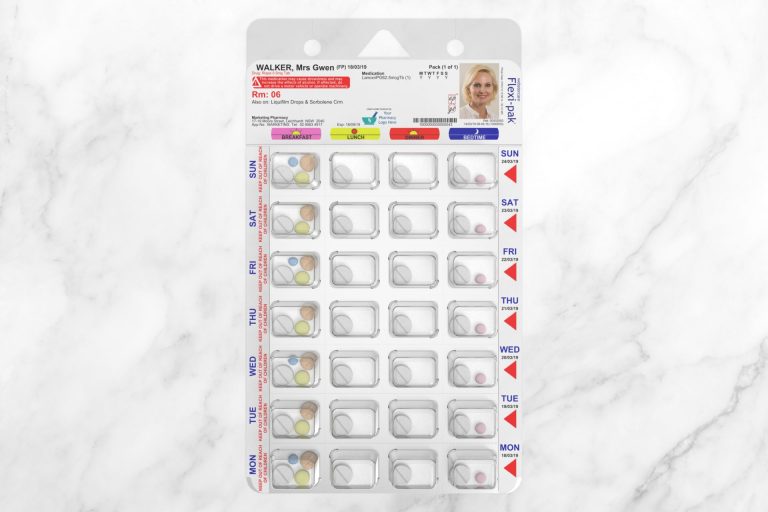 Flexi-pak® & Extended | Webstercare Medication Management