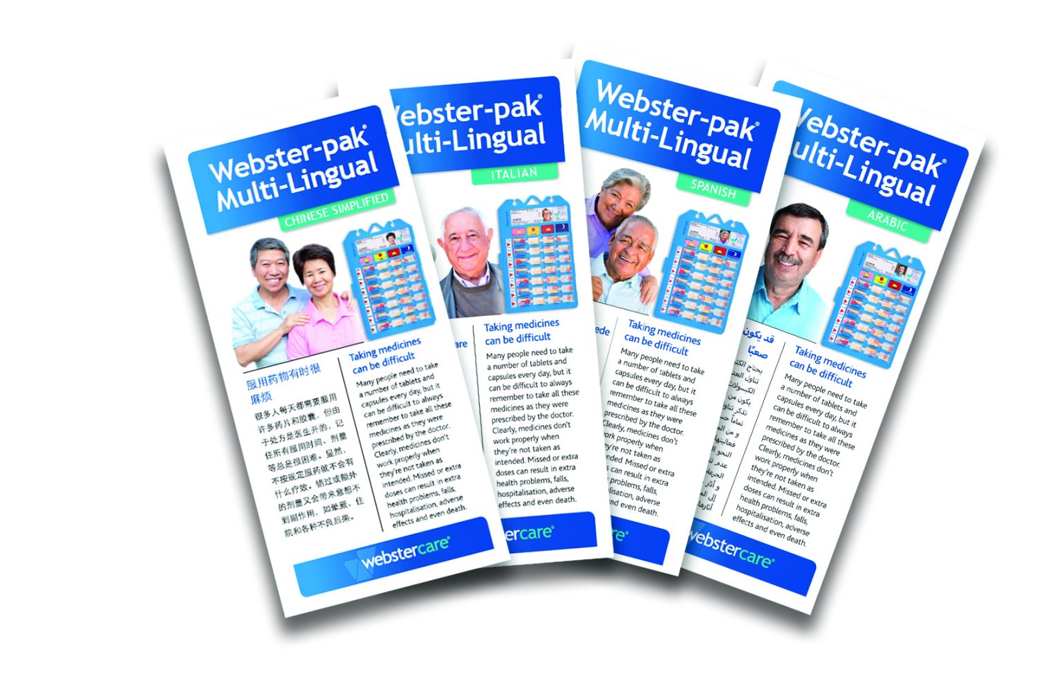 "Webster-pak® Multi Lingual | Webstercare"