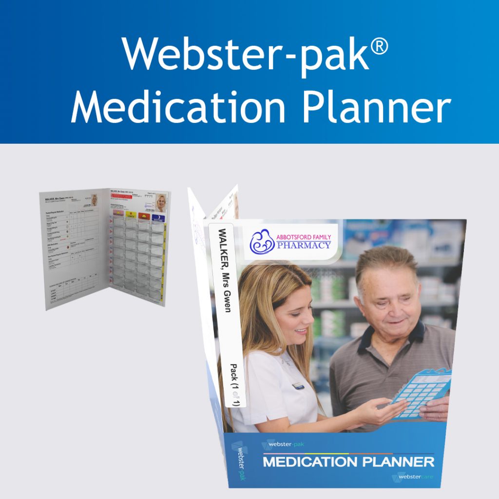 Webster-pak® Medication Planners from Webstercare